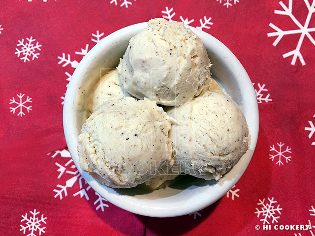 No-Churn Egg Nog Ice Cream | HI COOKERY