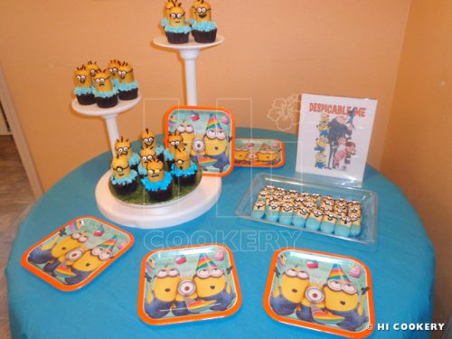 Despicable Me Dessert Table