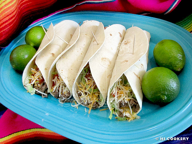 Brisket Soft Tacos | HI COOKERY