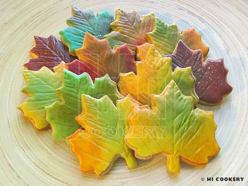 Maple Leaf Cookies | HI COOKERY