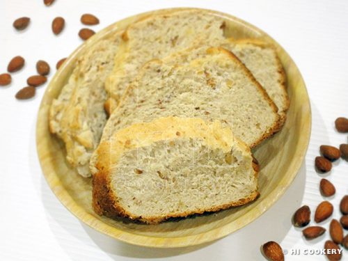 Smoky Almond Bread | HI COOKERY