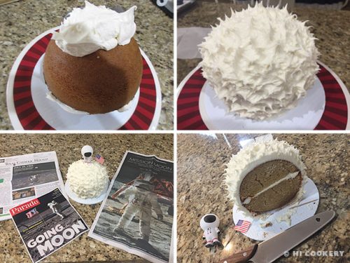 Moon Landing Cake | HI COOKERY