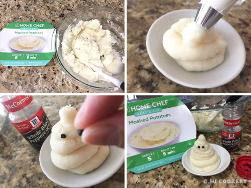 Mashed Potato Ghosts | HI COOKERY